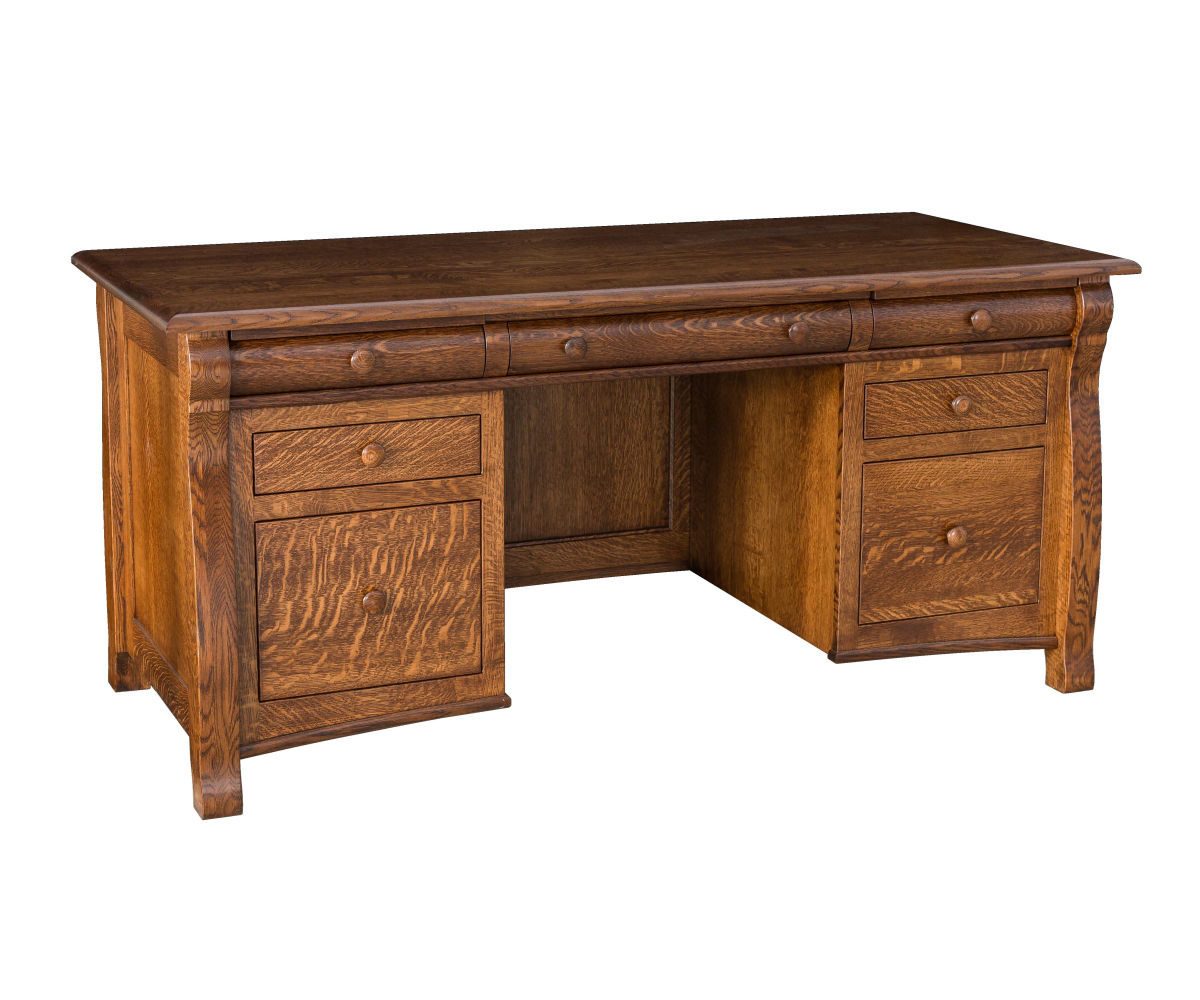 Castlebury Desk - Black Carriage Furniture