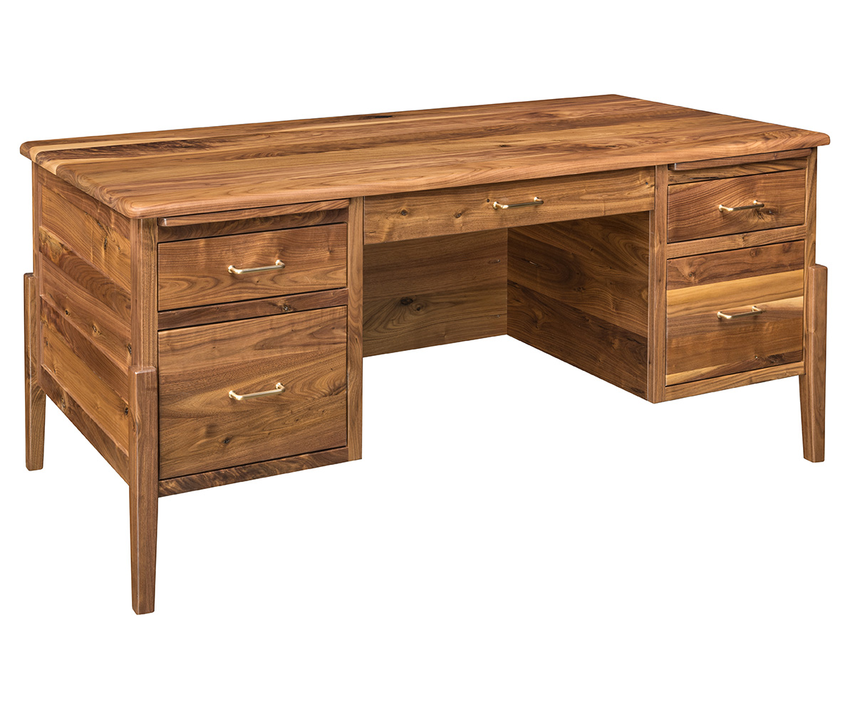 Century Executive Desk - Black Carriage Furniture